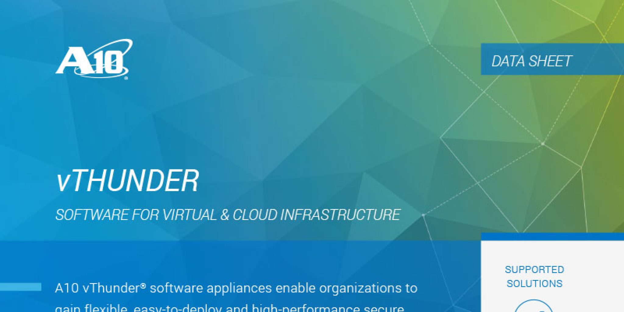 Data Sheets | A10 Networks