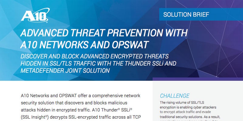 Solution Briefs | A10 Networks